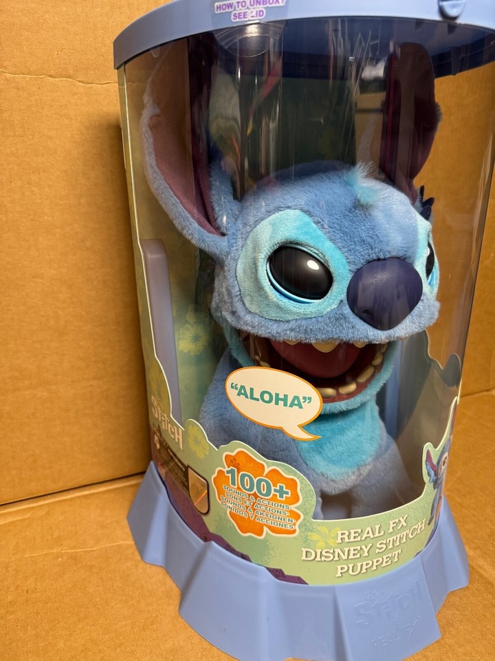 Lilo & Stitch Real FX Disney Stitch Animatronic Puppet 18” Interactive ...