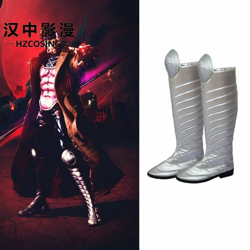 Hot!HZYM X-Men Cosplay Gambit Remy Etienne LeBeau Costume Leather Boots ...