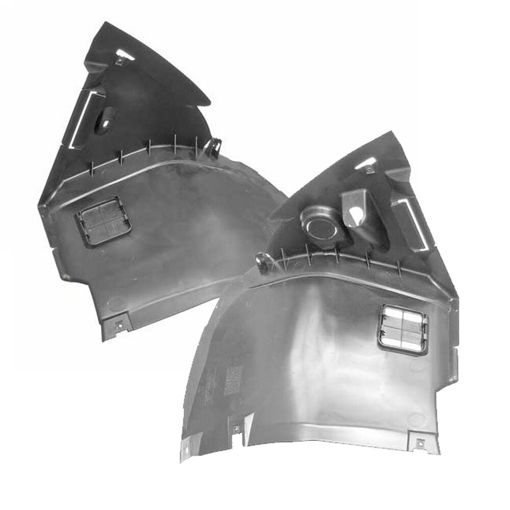Pair Set of Front Right & Left Forward Fender Splash Shield For BMW E46 ...