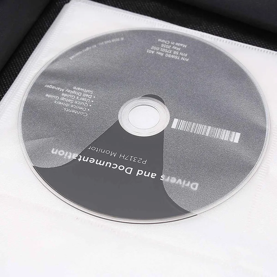 520 Disc CD/DVD Wallet Binder Book Sleeves Disc Storage Bag Carrying ...