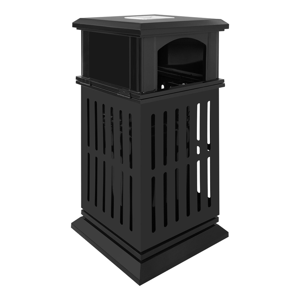 Outdoor Trash Can Commercial Garbage Bin Heavy Duty Yard Garage Waste ...