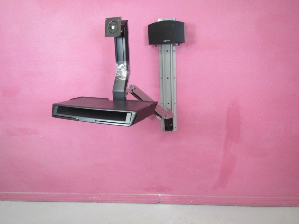 NEW Ergotron StyleView 45-272-026 Sit to Stand Wall Mount Combo Arm ...