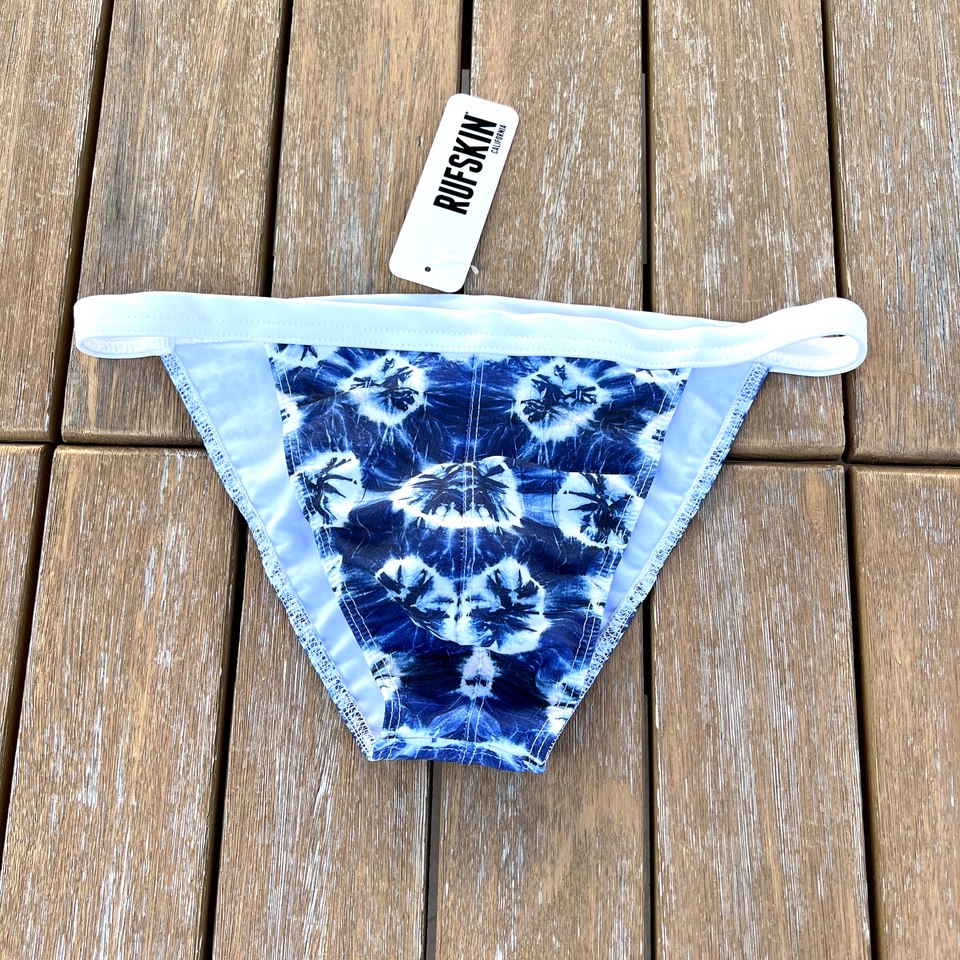 Rufskin Men blue Pigment sublimation swim euro bikini brief swimwear ...