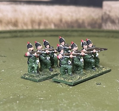 15mm Painted British Napoleonic Infantry Riflemen. Lot 05282025-07 | eBay
