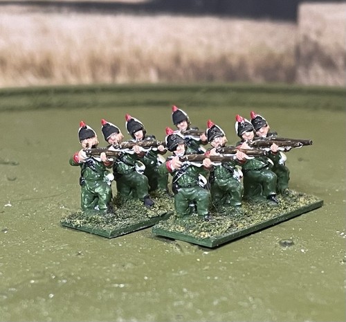 15mm Painted British Napoleonic Infantry Riflemen. Lot 05282025-07 | eBay