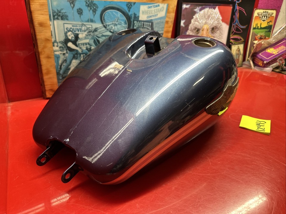 Harley 1991-2003 03 Gas Fuel Tank Wideglide Lowrider Dyna Check Dash ...
