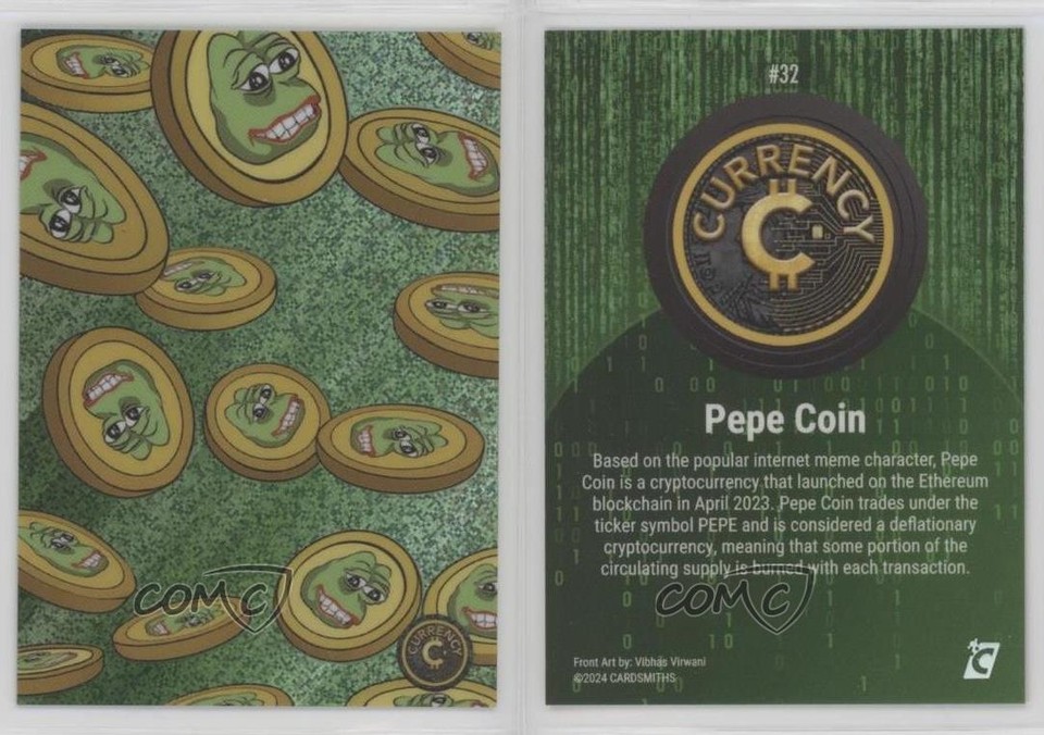 2024 Cardsmiths Currency Cred Series 3 Crystal Sparkle Pepe Coin #32 ...