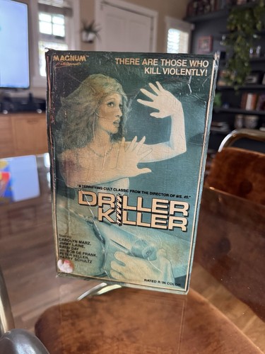 Driller Killer Rare Big Box VHS HORROR Slasher | eBay