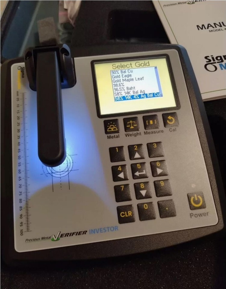 Sigma Metalytics PMV Investor Coin Tester | eBay