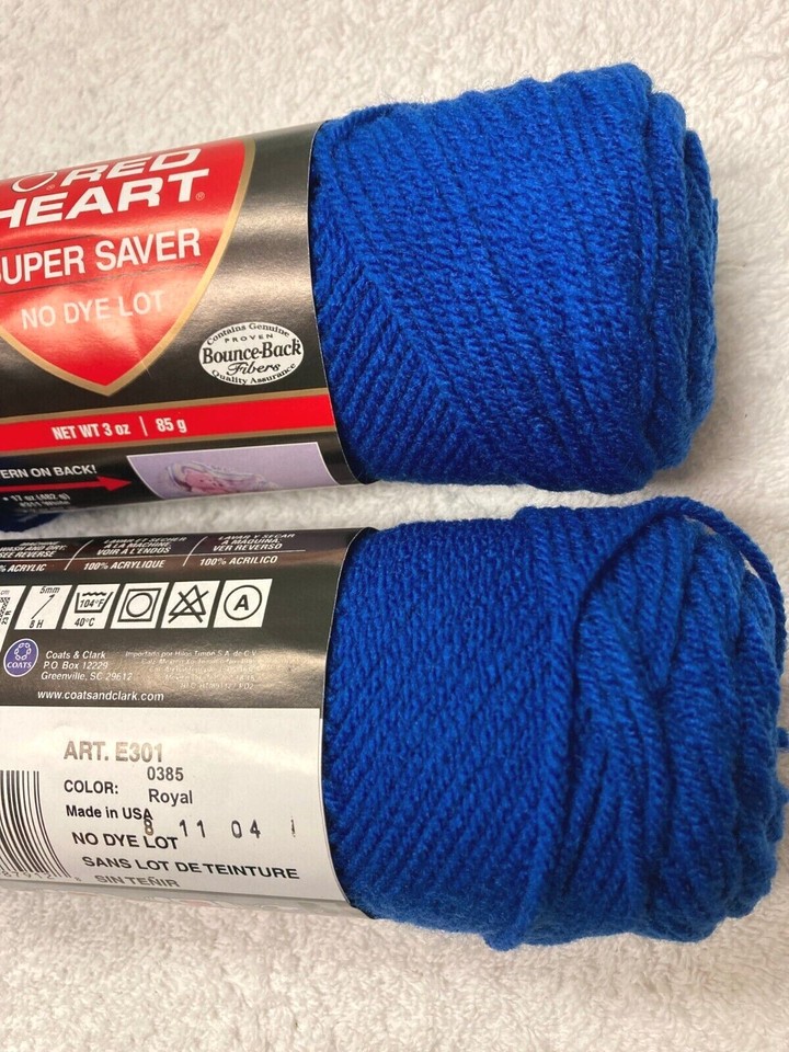 New Red Heart 3 oz Skeins Yarn You Choose Green Periwinkle Blue and ...