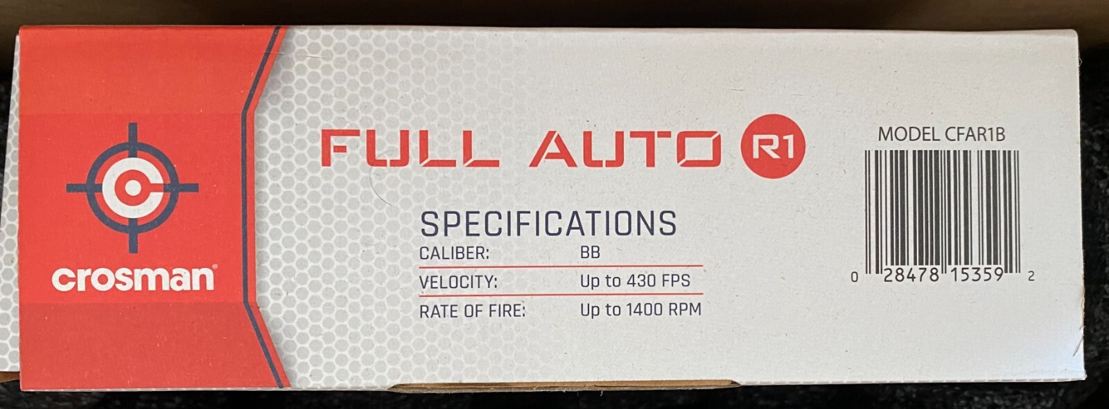 Crosman Full Auto R1 CO2 Air Rifle - Black (CFAR1B), BB Air Rifle, new ...