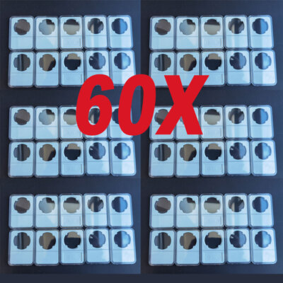 60-PACK Coin Case Slab Display Holder 40mm For AMERICAN SILVER EAGLE 1 ...