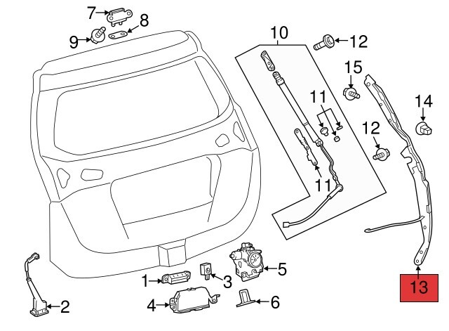 8428042010 OEM GENUINE Driver LH Liftgate Object Sensor For Toyota RAV4 ...