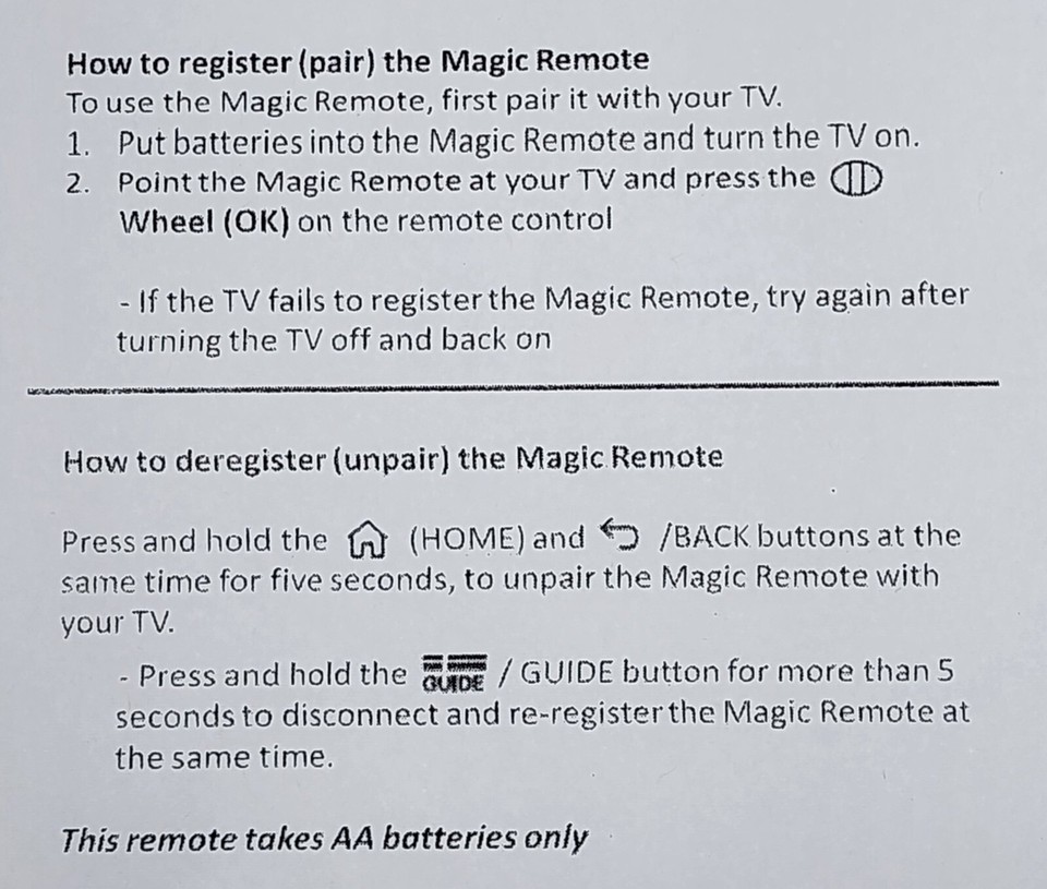 Original LG MR25GA New Magic Remote for 2025 TVs-with AI, Alexa,Voice ...