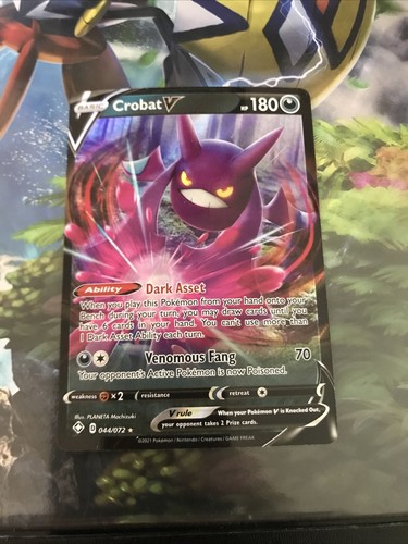 Crobat V 104/189 Full Art Ultra Rare Pokemon TCG Darkness Ablaze Near ...