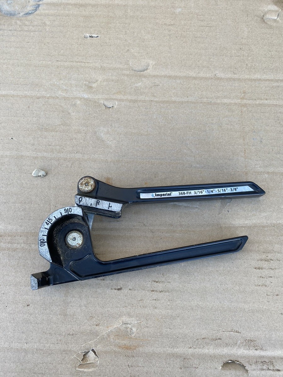 Brake Line Bending Tool Imperial Tool 368FH Triple Head 90 Degree Tube ...