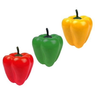 6pcs Artificial Chili Pepper Ornaments Simulation Vegetable Showcase ...