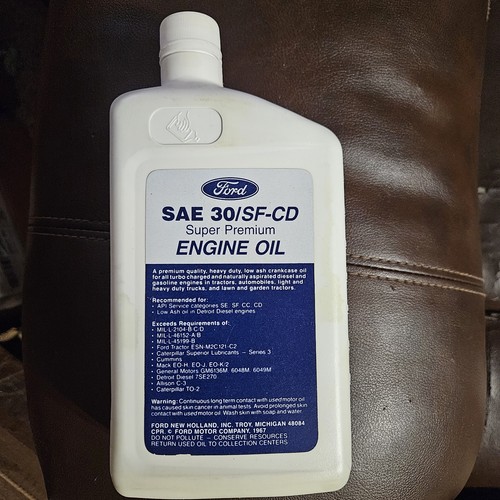 Ford motor oil SAE 30/engine oil super premium 1QT | eBay