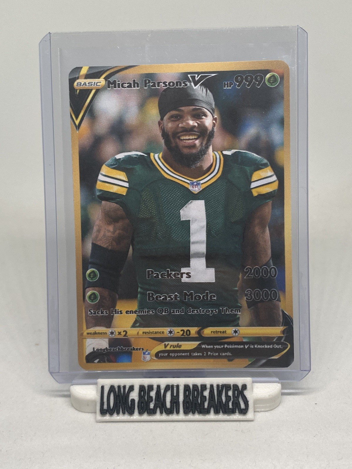 Micah Parsons Pokémon Card Green Bay Packers | eBay