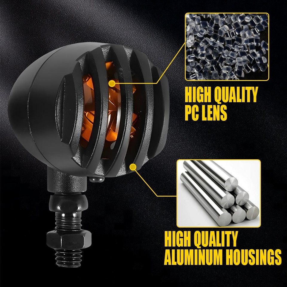 For Honda Shadow VLX 600 VT750 VT1100 Motorcycle LED Turn Signals Tail ...