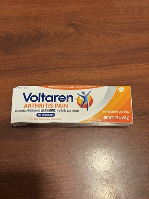 Voltarin Gel Original Arthritis Pain 1.76oz for Arthritis Relief Exp 09 ...