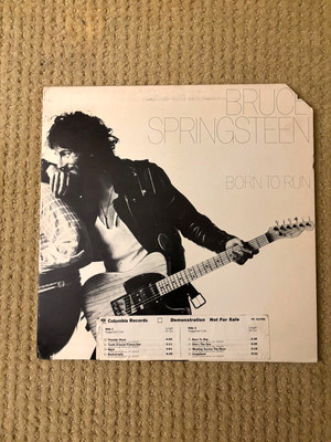 Bruce Springsteen Born To Run White Label Promo Album/Promo Cut | eBay