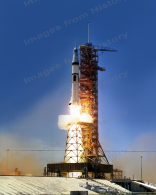 8x10 Print NASA ASTP 1B Launch Vehicle KSC #5500508 | eBay