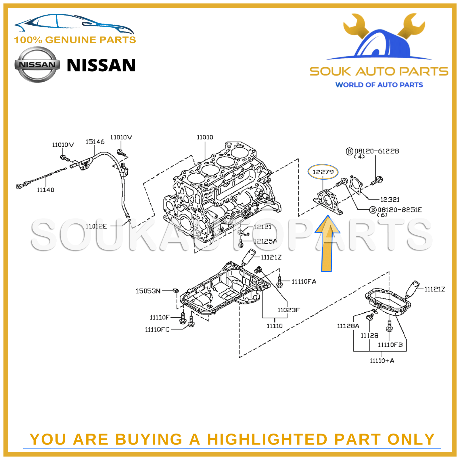 12279-VC101 Genuine Nissan CRANKSHAFT OIL SEAL REAR, 12279VC101 OEM | eBay