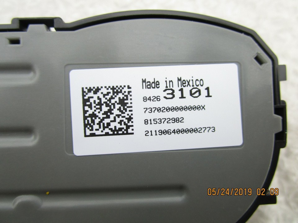 GM CHEVY 84263101 ACDELCO 1574877 A/C HEATER CLIMATE TEMPERATURE ...