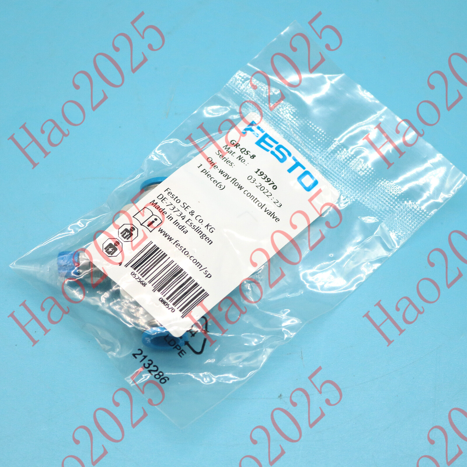 One new for Festo Tracheal Joint GR-QS-8 193970 Free shipping | eBay