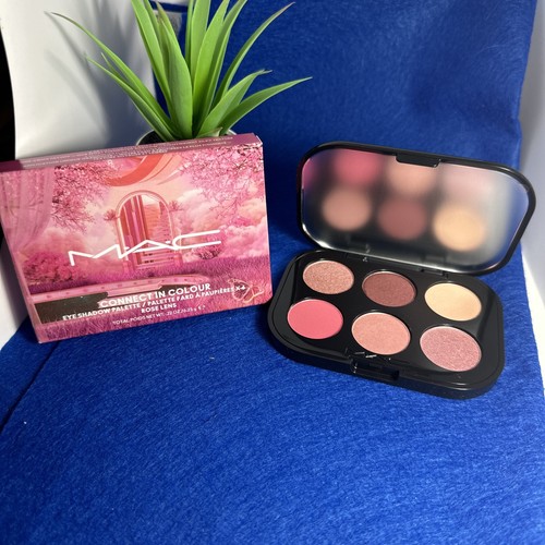 MAC Connect In Color Eye Shadow Palette - AUTHENTIC Rose Lens 6 Pallets ...