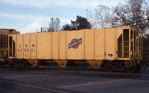 Chicago & North Western Covered Hopper 435001 Orig Kodachrome Slide | eBay
