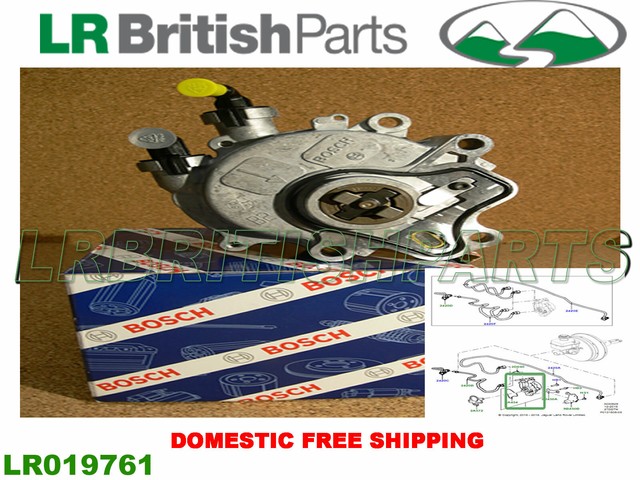 LAND ROVER VACUUM PUMP RANGE ROVER SPORT 05-09 LR3 2.7L V6 DIESEL ...