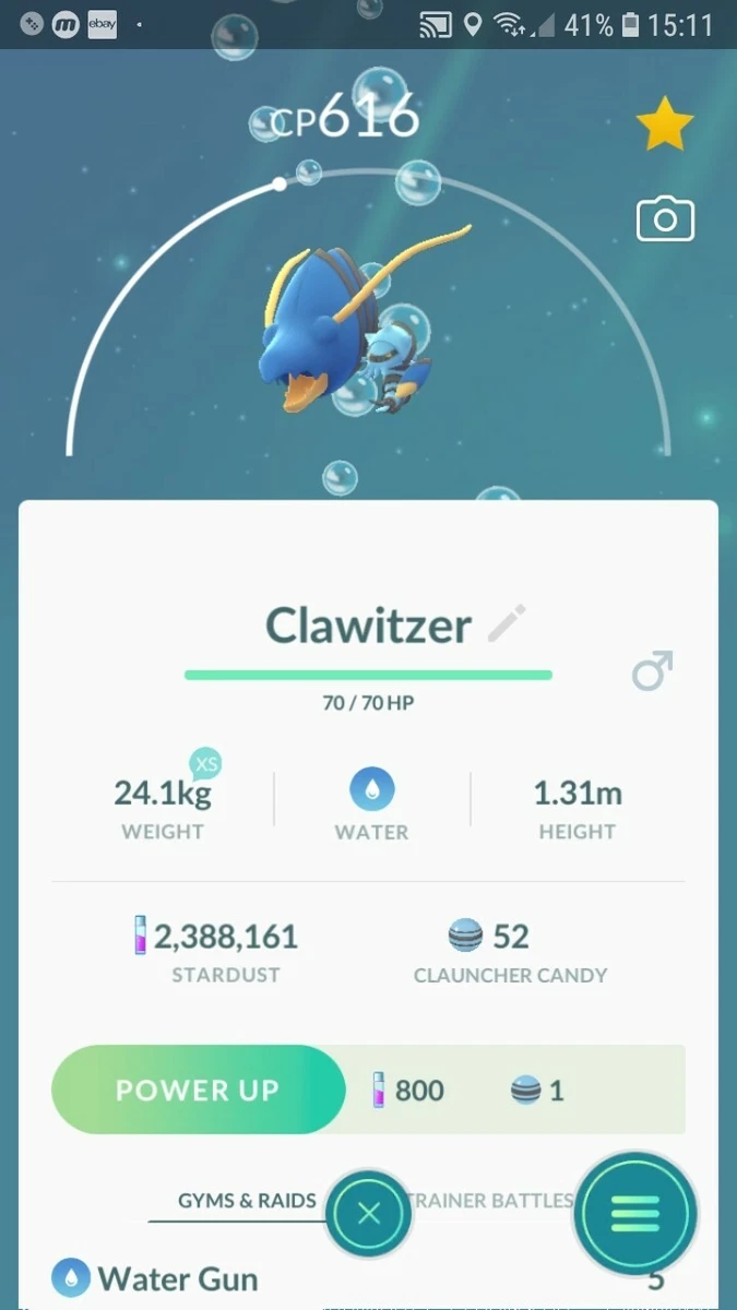 Pokemon Clauncher Evolution Chart