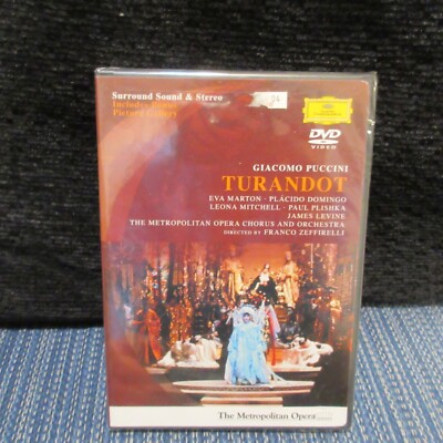Giancomo Puccini Turandot The Metropolitan Opera DVD Brand New Sealed ...