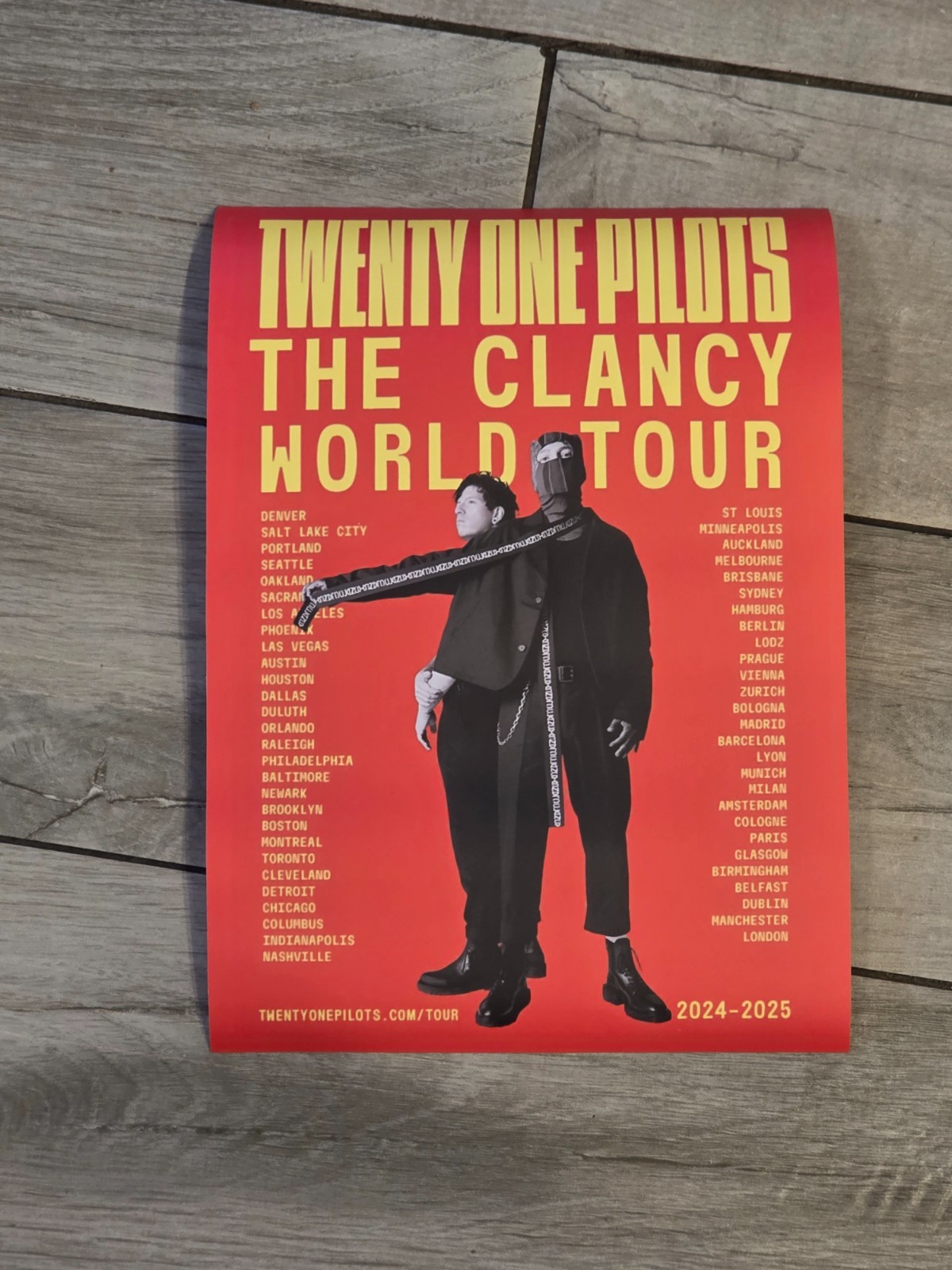 11.5"x8.25" TWENTY ONE PILOTS Sticker Twenty One Pilots Decal Clancy ...