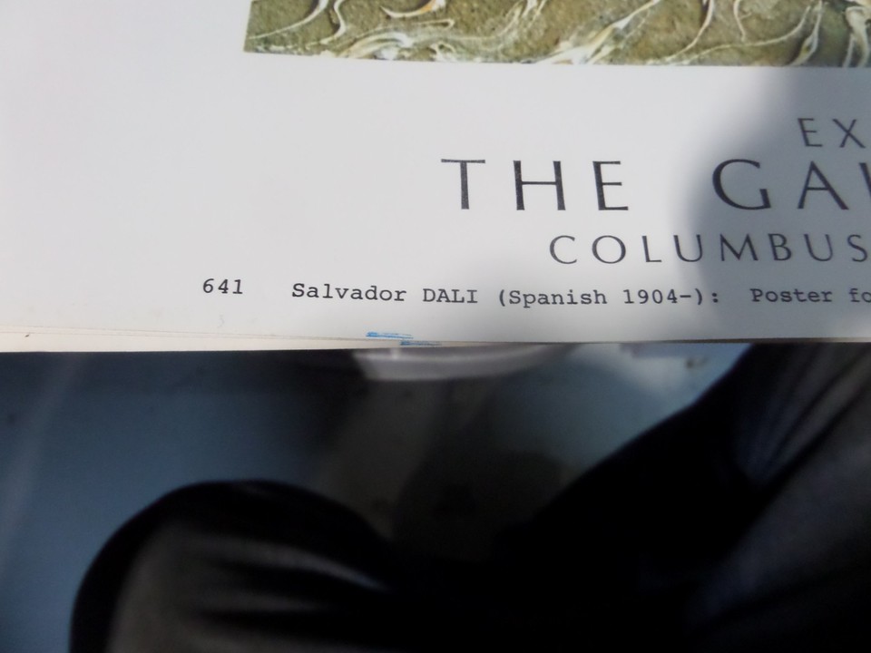 Vintage 22x28 Poster Print Salvador Dali 1967 Aliyah The Rebirth Of ...