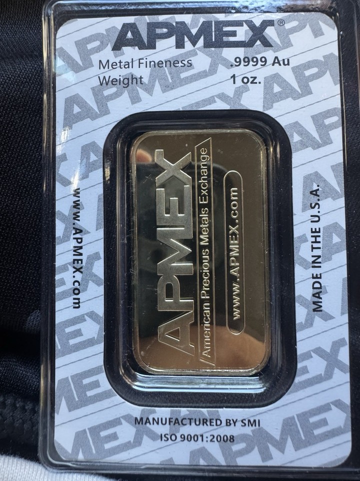 1 oz APMEX Gold Bar .9999 Fine – American Precious Metals Exchange | eBay