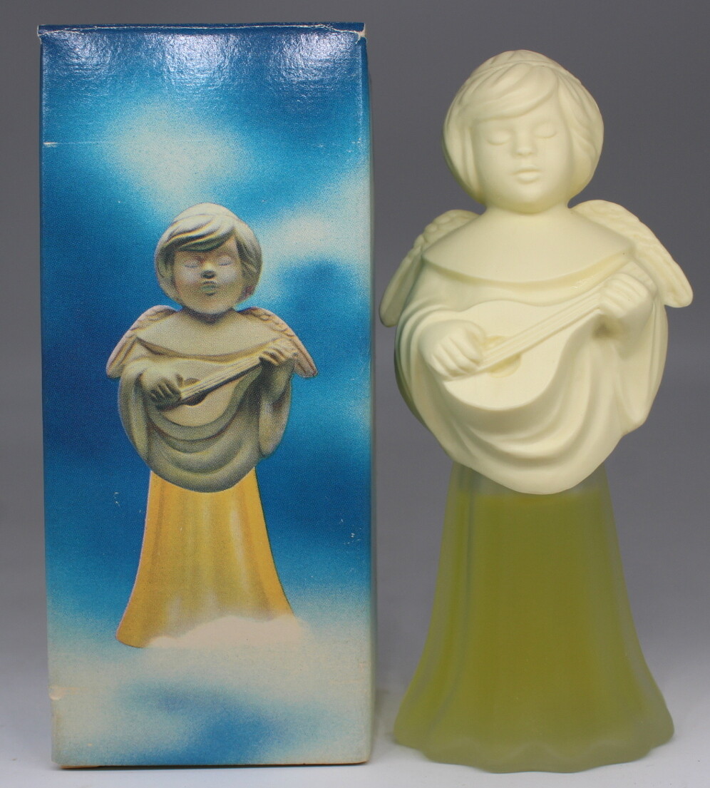 Avon Angel Song with Mandolin Moonwind Cologne Decanter 3/4 Full Bottle ...