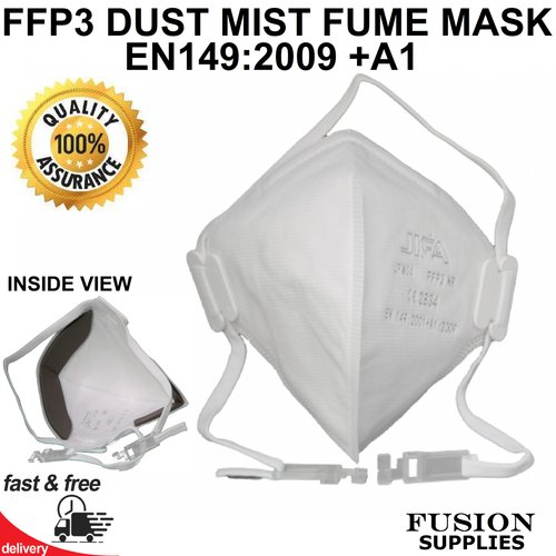 P3 DUST MASK.NON VALVED.FFP3 DUST MASK.RESPIRATOR.PARTICLE.WELDING FUME ...