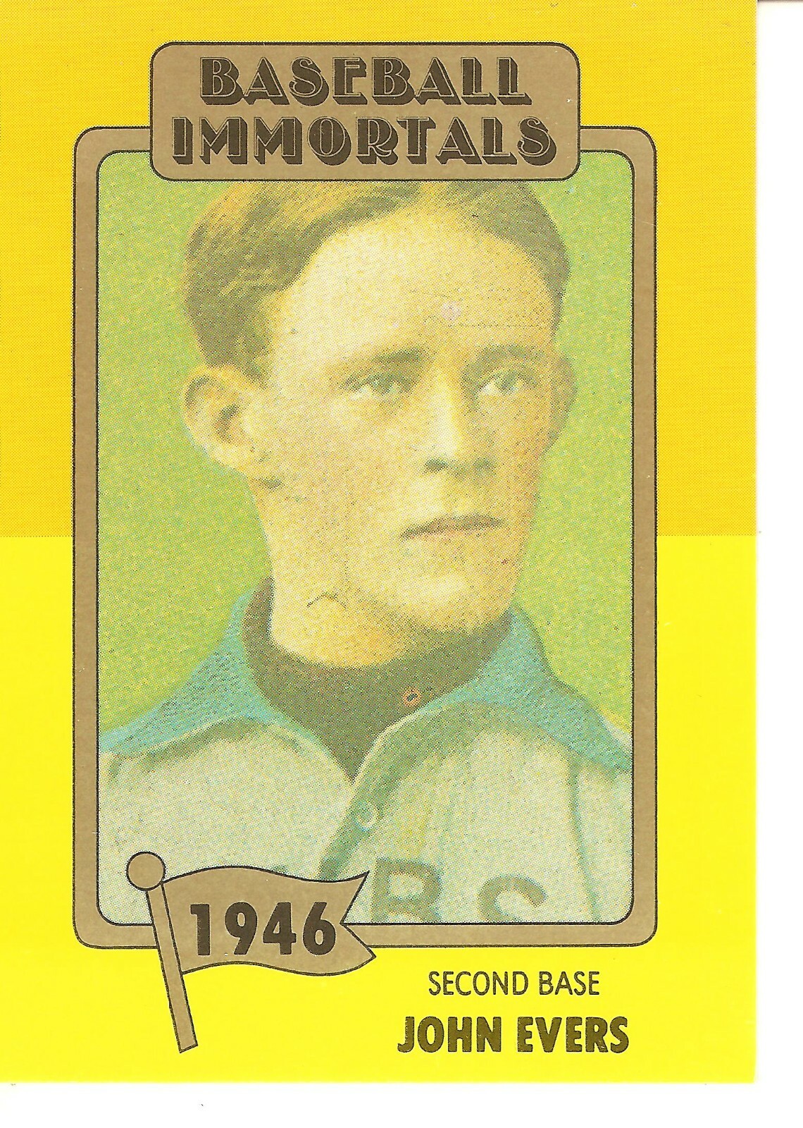 1980 TCMA BASEBALL IMMORTALS JOHN EVERS BASEBALL CARD #42 | eBay