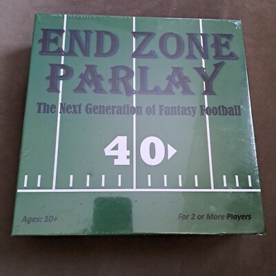 End Zone Parlay Fantasy Football Board Game NEW IN BOX | eBay