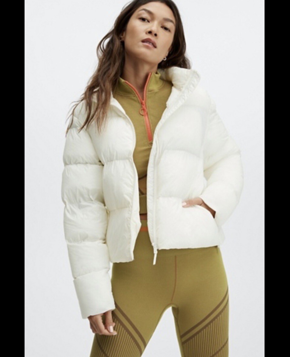 Fabletics Beatrix Jacket Puffer Full Zipper Nylon Coa… - Gem