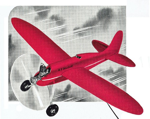 Model Airplane Plans (UC): Vintage Jim Walker Fireball 36" for .23 ...