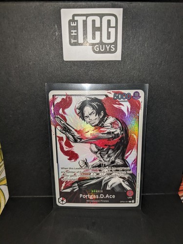 One Piece Card Game TCGPortgas.D.Ace OP03-001 Alternate Art Leader ...