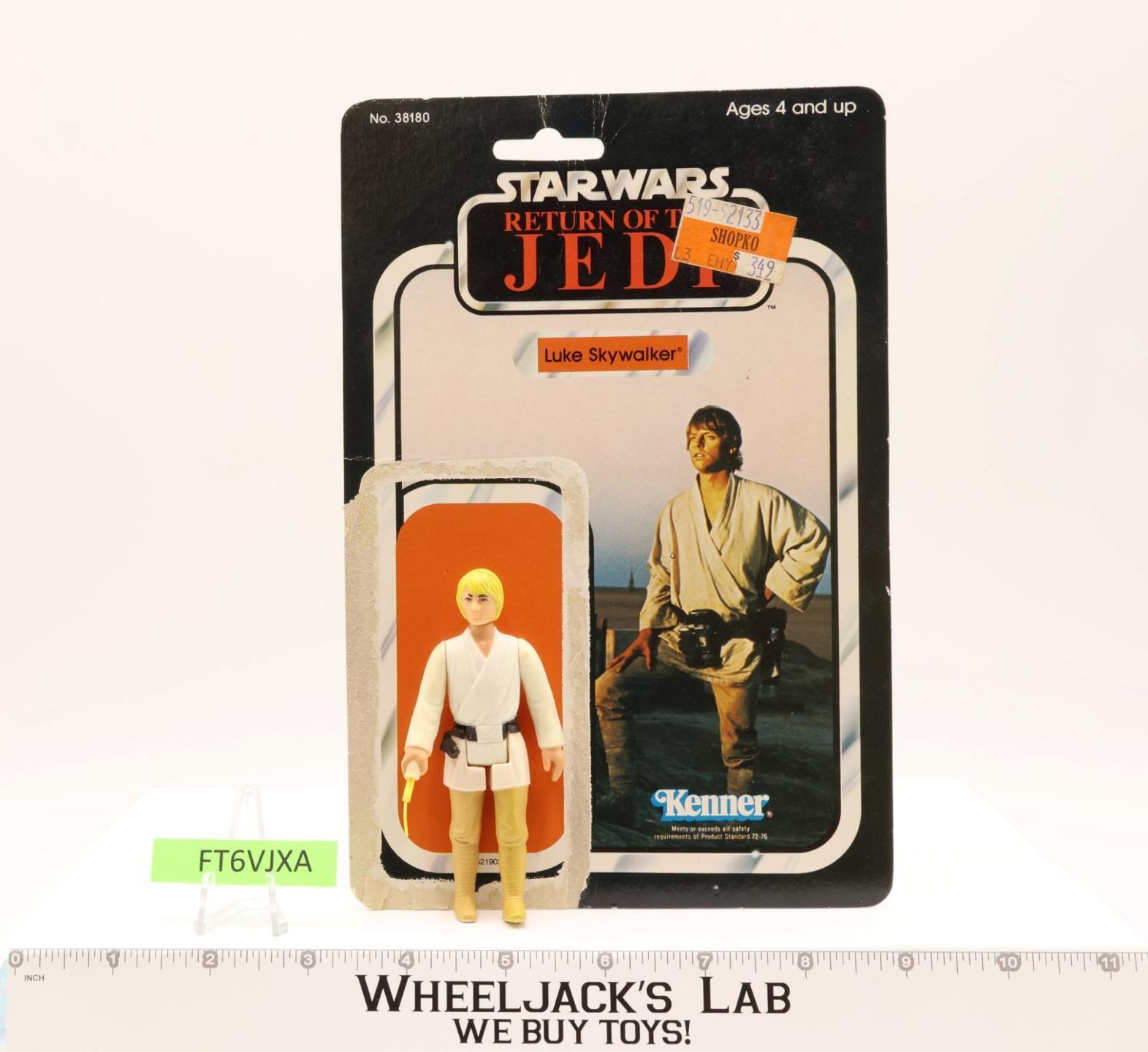 Luke Skywalker Farmboy Complete 65 Back-B Star Wars ROTJ 1983 Kenner NO ...