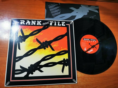 RANK AND FILE Sundown LP VINYL GOLD PROMO STAMP VERY RARE 1982 NEW WAVE ...