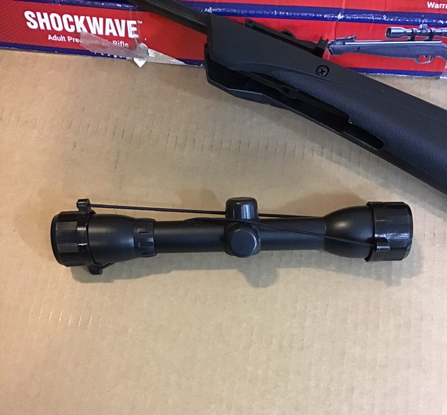 Crosman CSNP2SX Shockwave .22 Cal Pellet Air Rifle with 4x32mm Scope ...