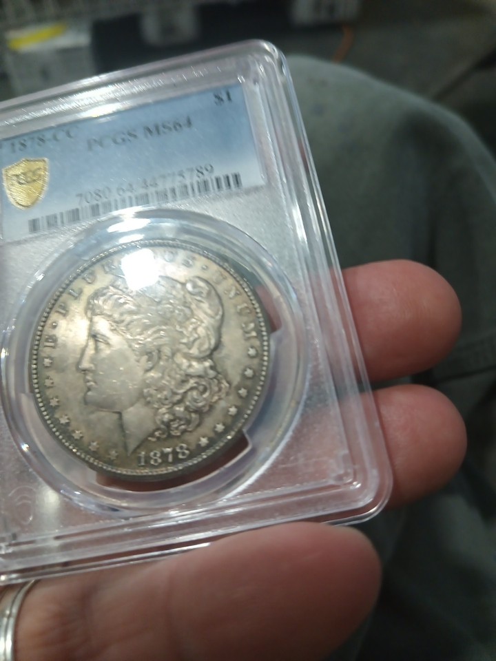 1878 Carson City Morgan Silver Dollar Ms64 PCGS Graded, Double Sided ...