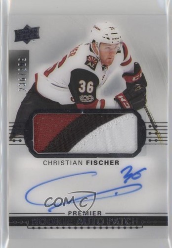 2017 Upper Deck Premier Acetate Rookie /299 Christian Fischer RPA Patch ...